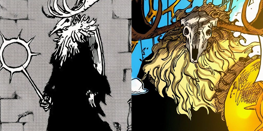 Oda reveals the legendary god of Elbaf - Fyuu