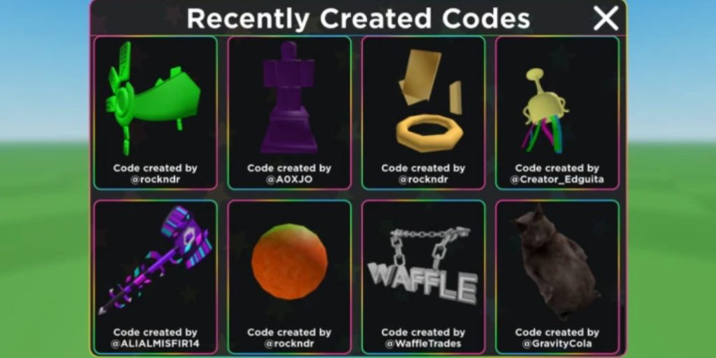 Roblox: UGC Limited Codes - Fyuu