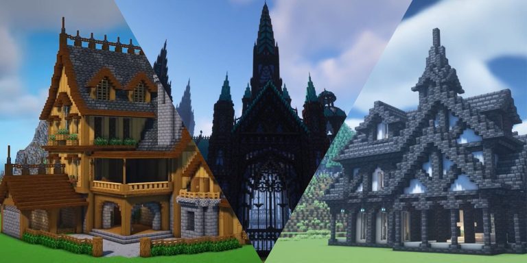 Best Gothic House Ideas In Minecraft - Fyuu