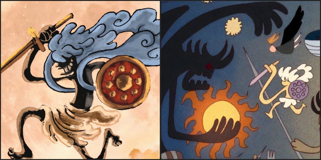 Luffy's Sun God, but Oda has already revealed 3 other gods of the world ...