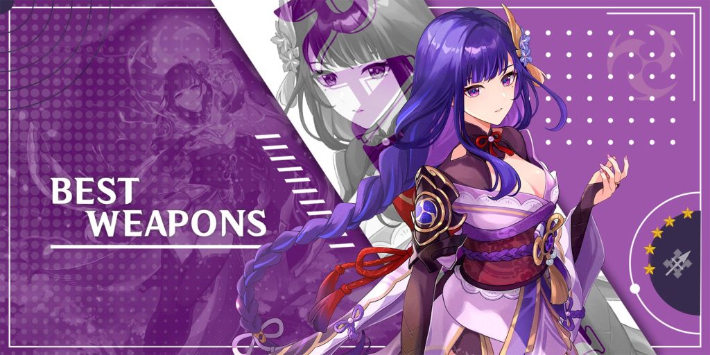 The best weapons Raiden Shogun in the impact of Genshin - Fyuu