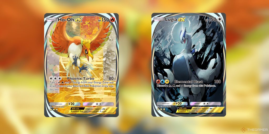 Now you can appreciate the Pokemon TCG Pocket's Ho-Oh and Lugia ...