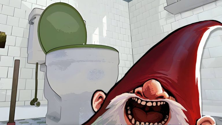 How to flush things down the toilet in Burglin' Gnomes - Fyuu